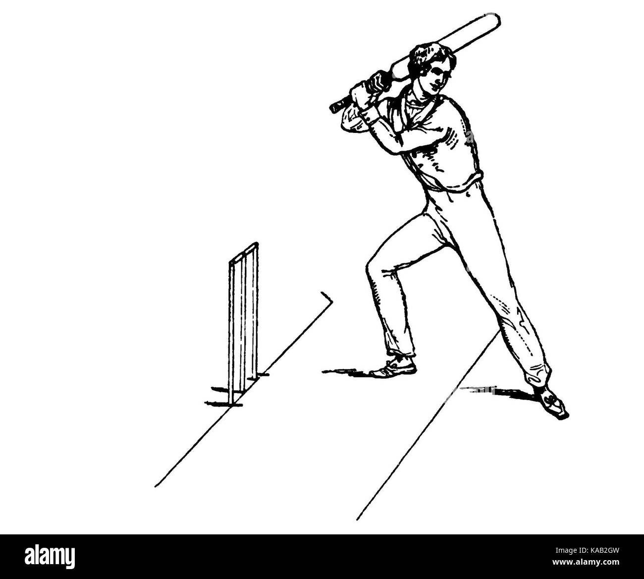 Cricket field Black and White Stock Photos & Images - Alamy