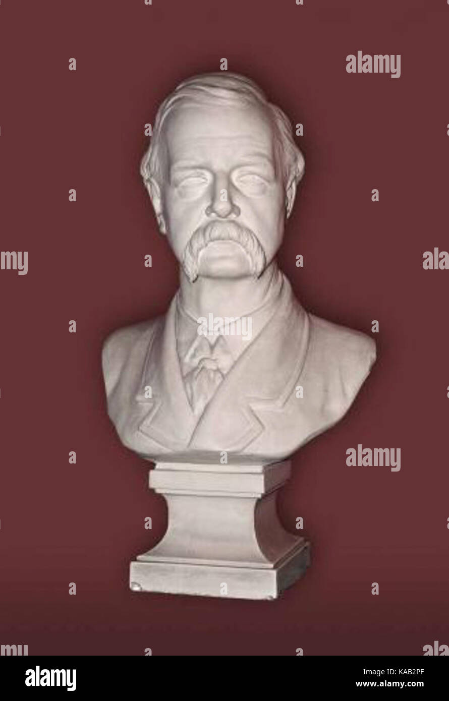 Sir John Batty Tuke bust Stock Photo - Alamy