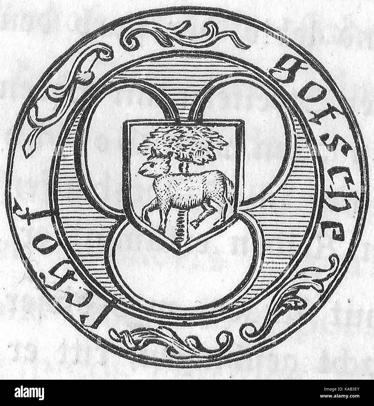 Siegel Gotsche Schoff II. 1392 Stock Photo - Alamy