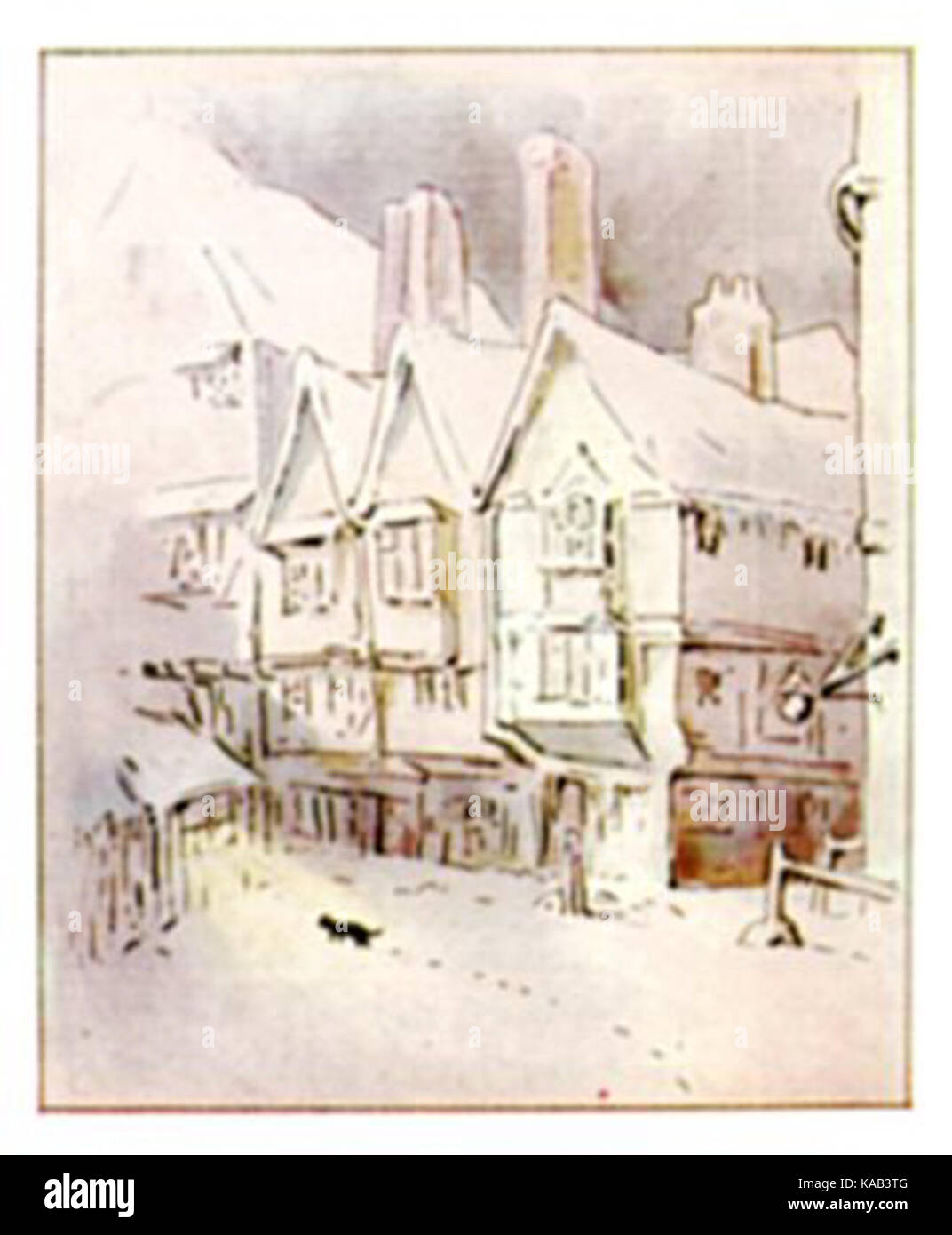 This illustration from 'The Tailor of Gloucester' depicts a scene from ...