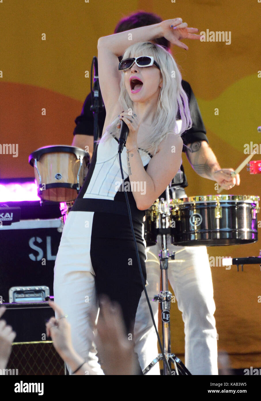 Paramore performs on GMA in NYC Featuring: Haley Williams Where: NYC ...