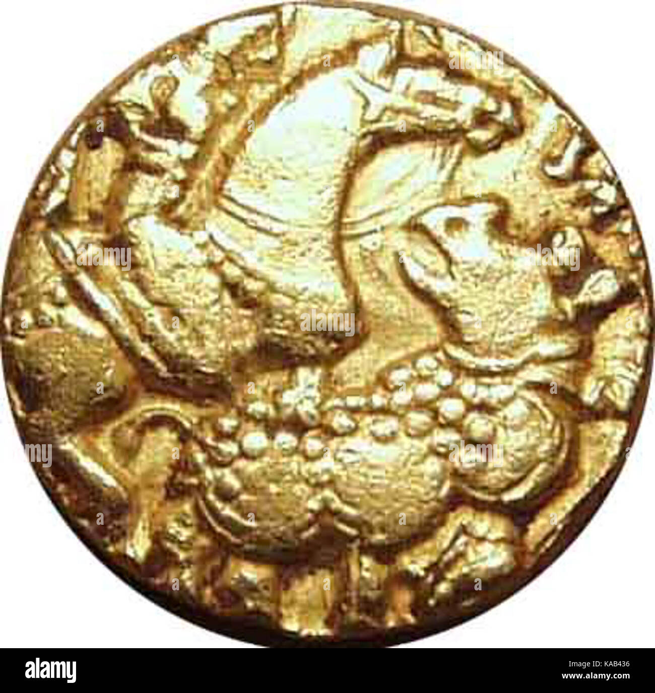 Rhino coin of Kumargupta I Stock Photo - Alamy