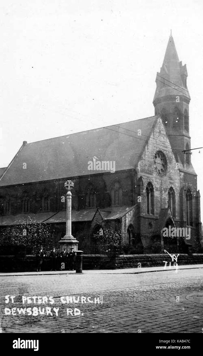 This image shows an archive photograph of St. Peter Hunslet Moor ...