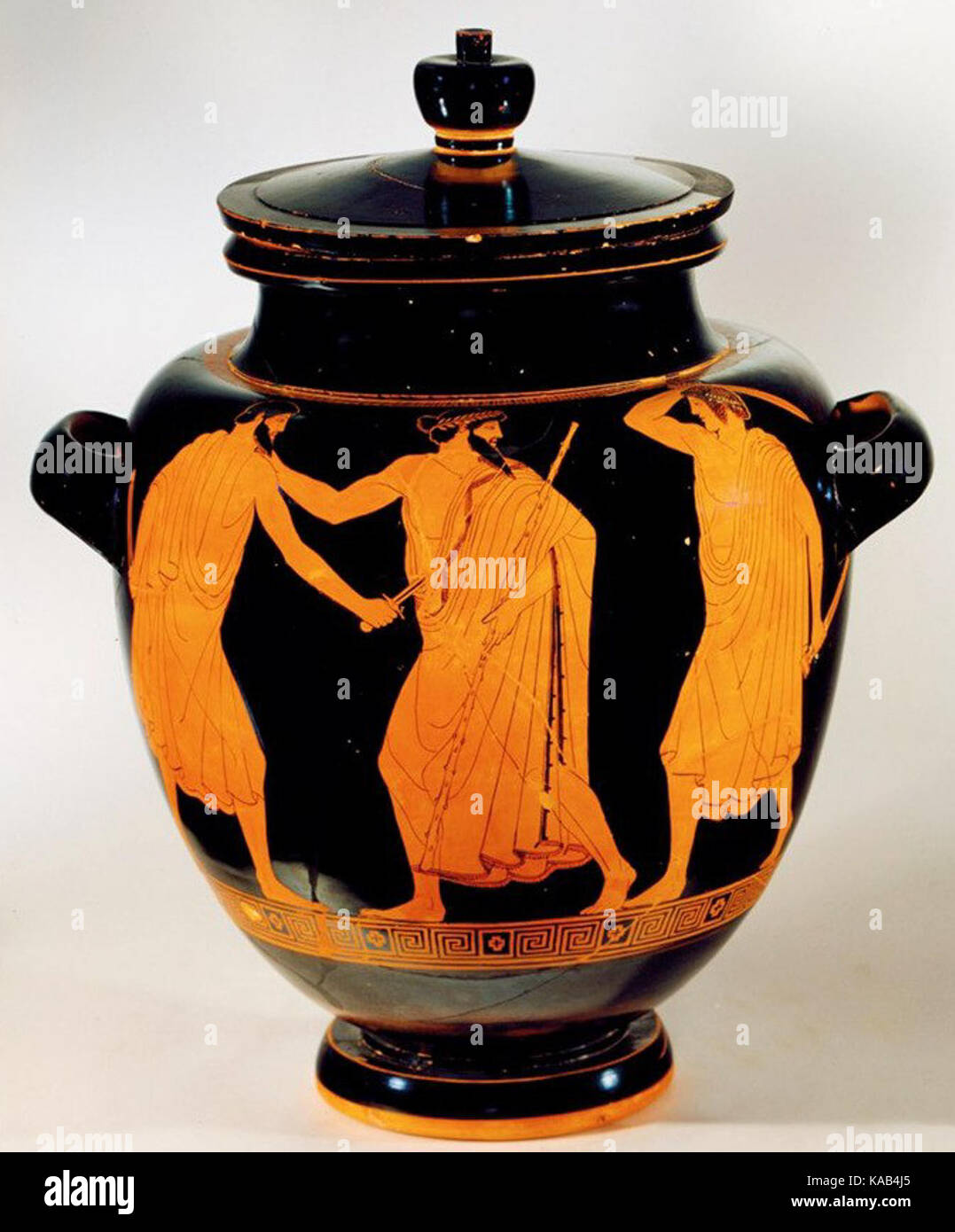 Stamnos. Harmodius and Aristogeiton Stock Photo - Alamy