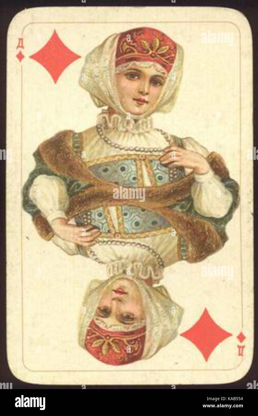 Queen of diamonds hi-res stock photography and images - Alamy