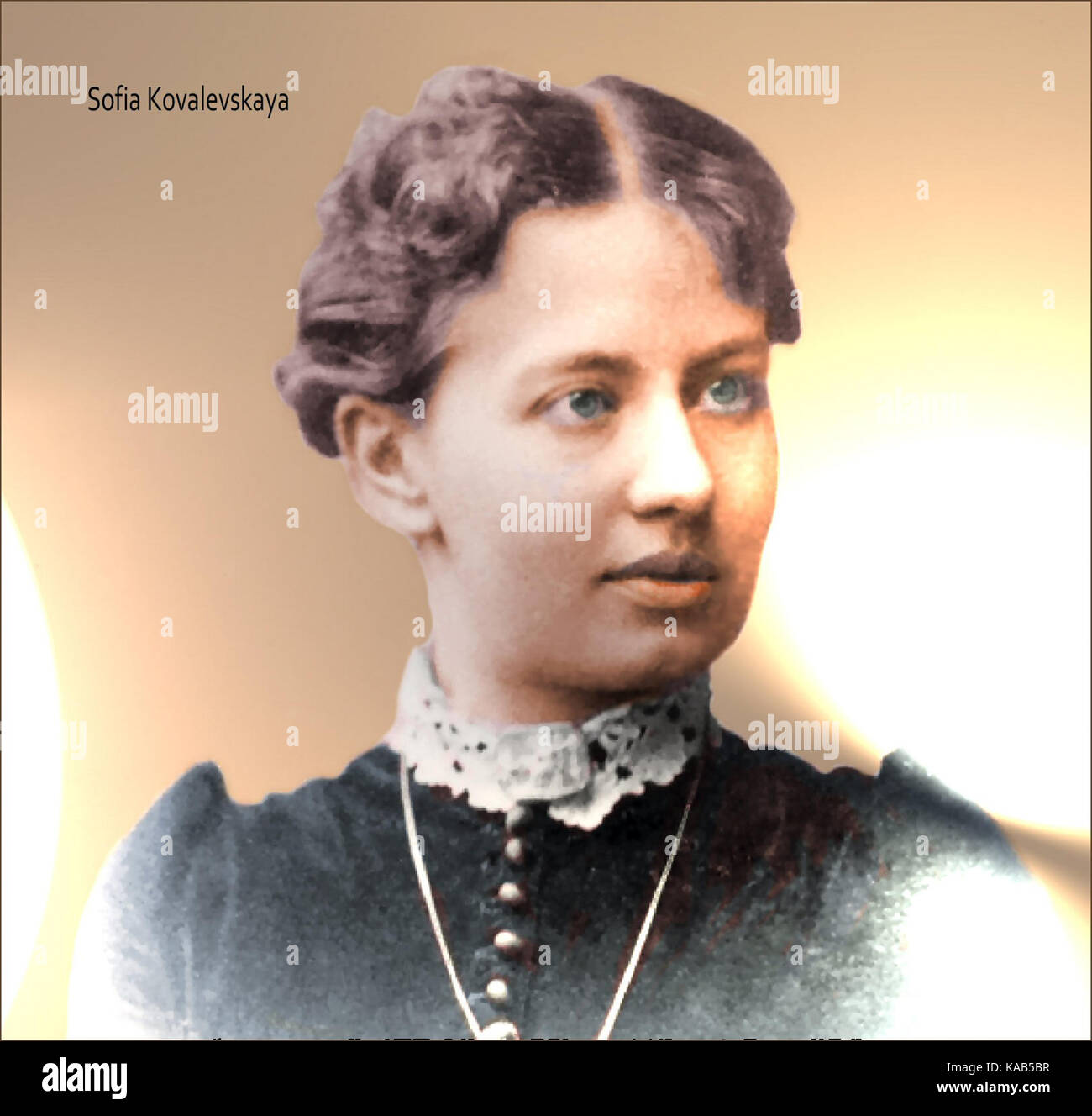 This image of Sofia Kovalevskaya, a pioneering Russian mathematician and the first woman to be ...