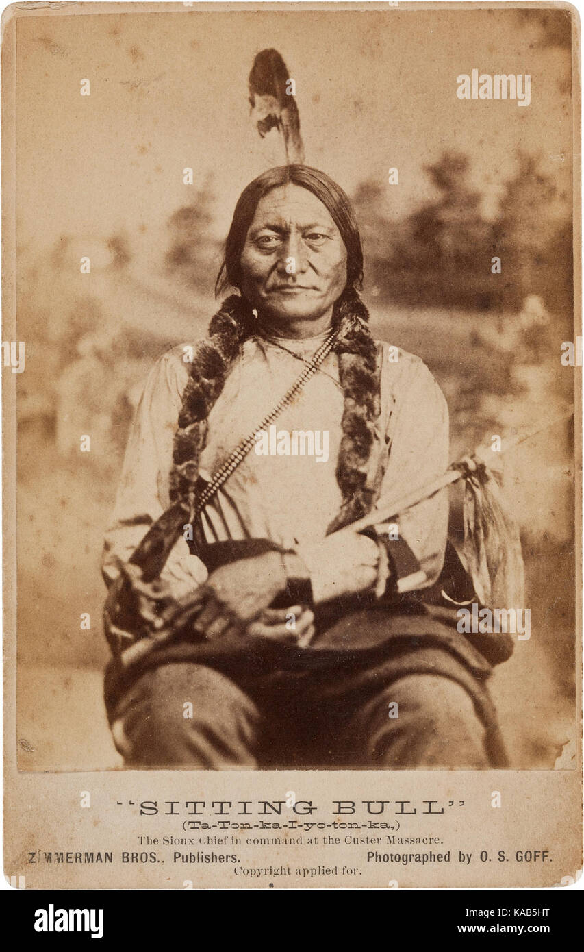 Sitting bull painting hi-res stock photography and images - Alamy