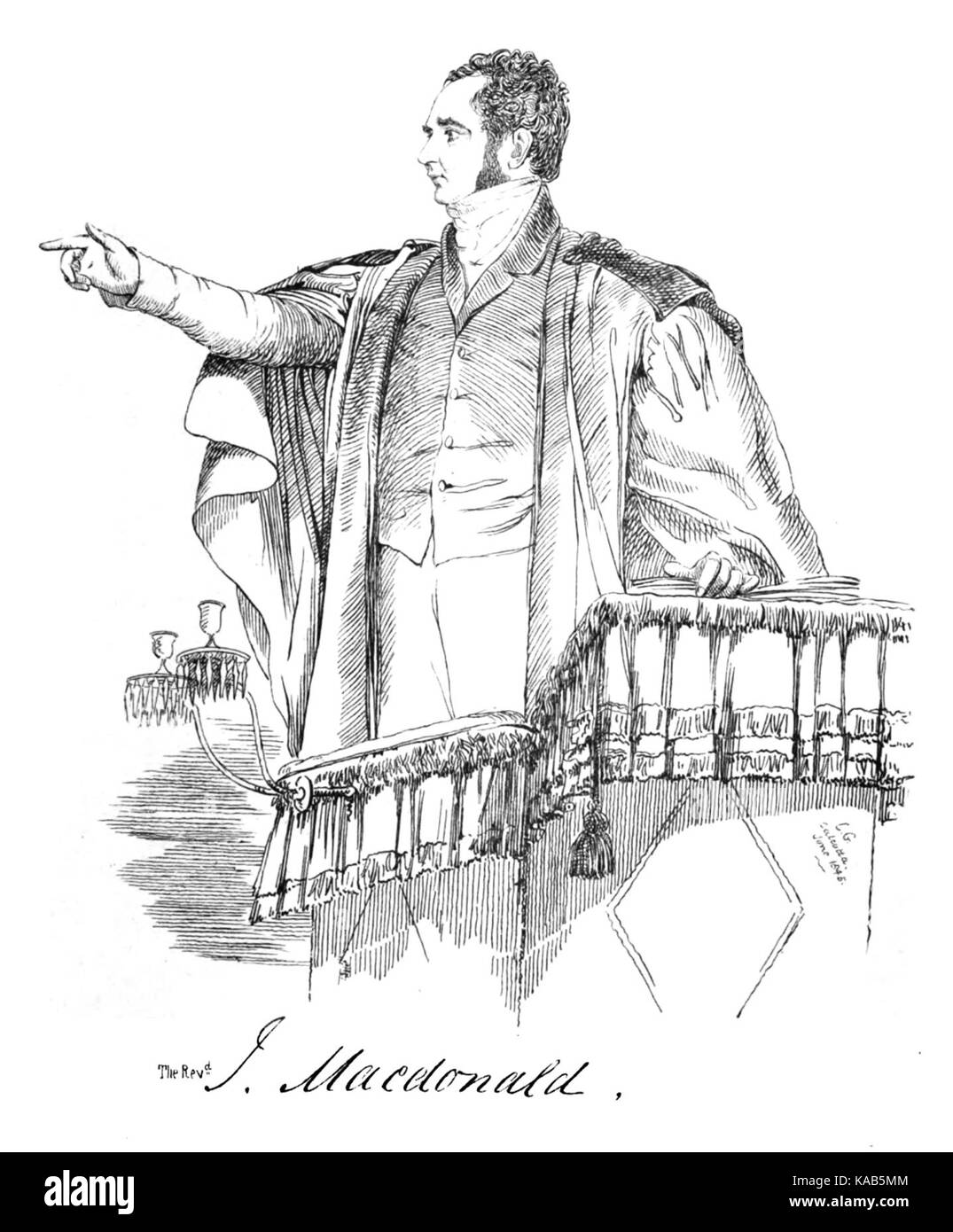 Rev J Macdonald Stock Photo - Alamy