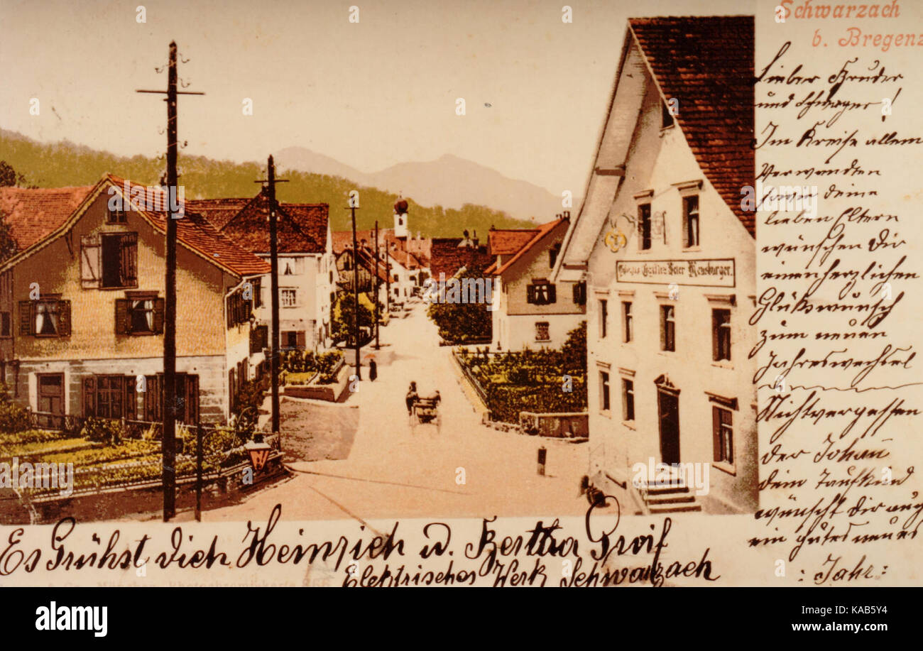 Schwarzach 1901 03 Stock Photo - Alamy