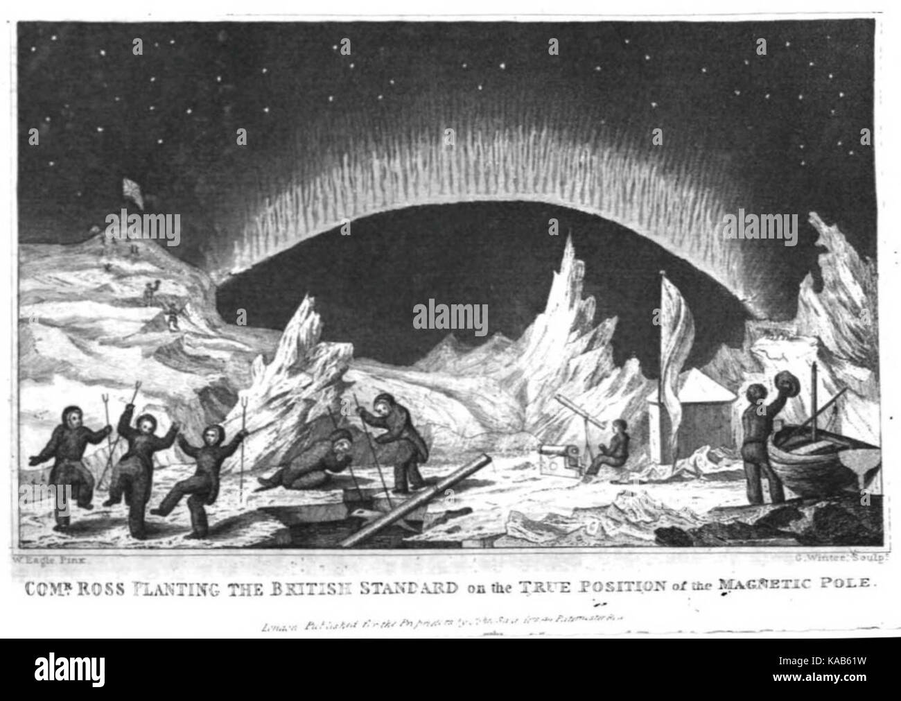 North pole map Black and White Stock Photos & Images - Alamy