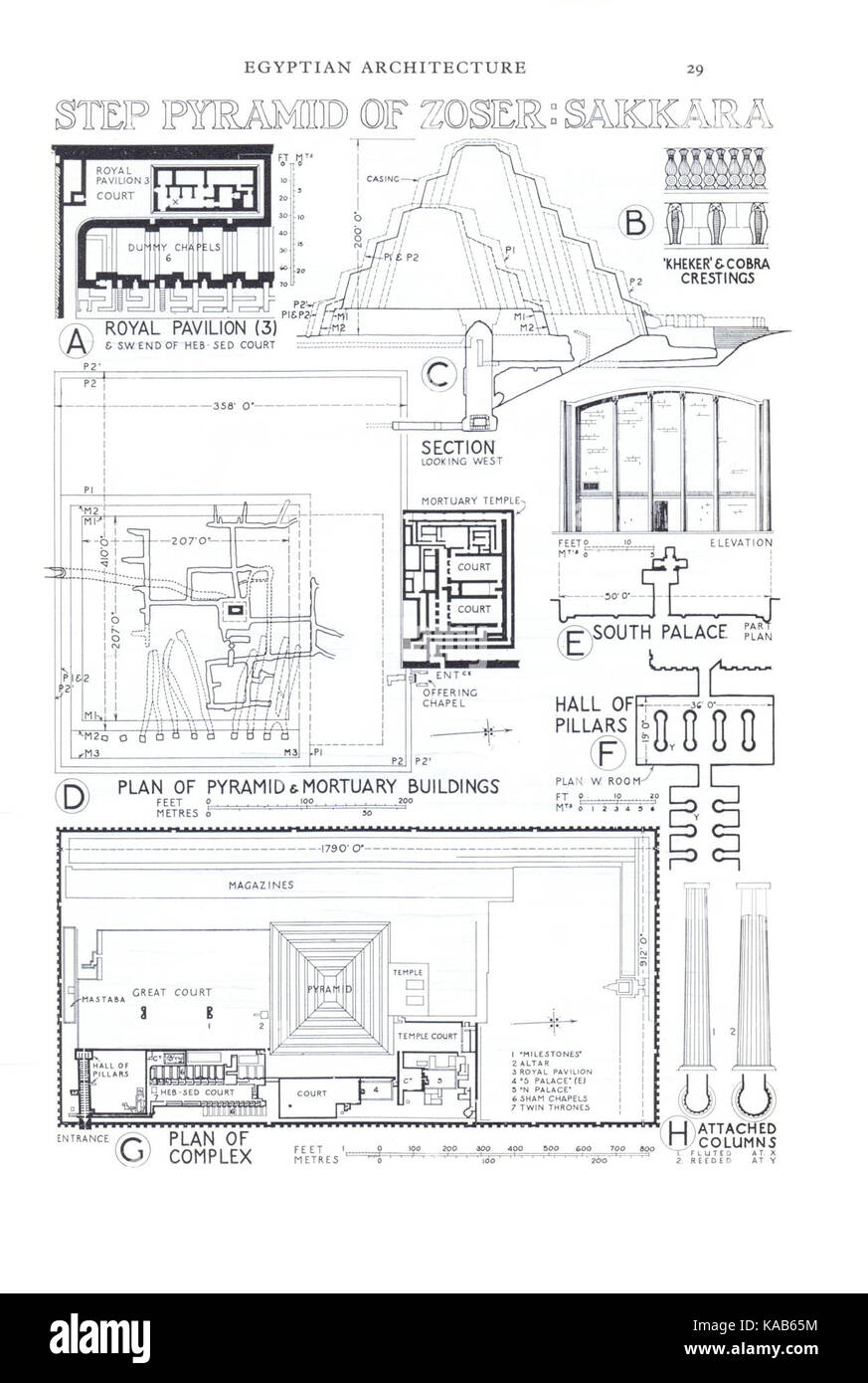 Construction ancient egyptian pyramid Cut Out Stock Images & Pictures ...