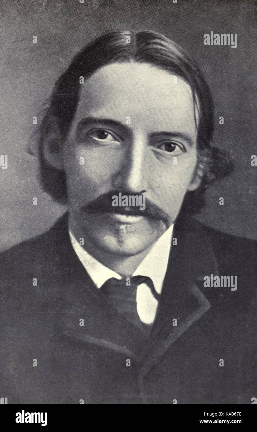 Robert Louis Stevenson's Portrait Stock Photo - Alamy