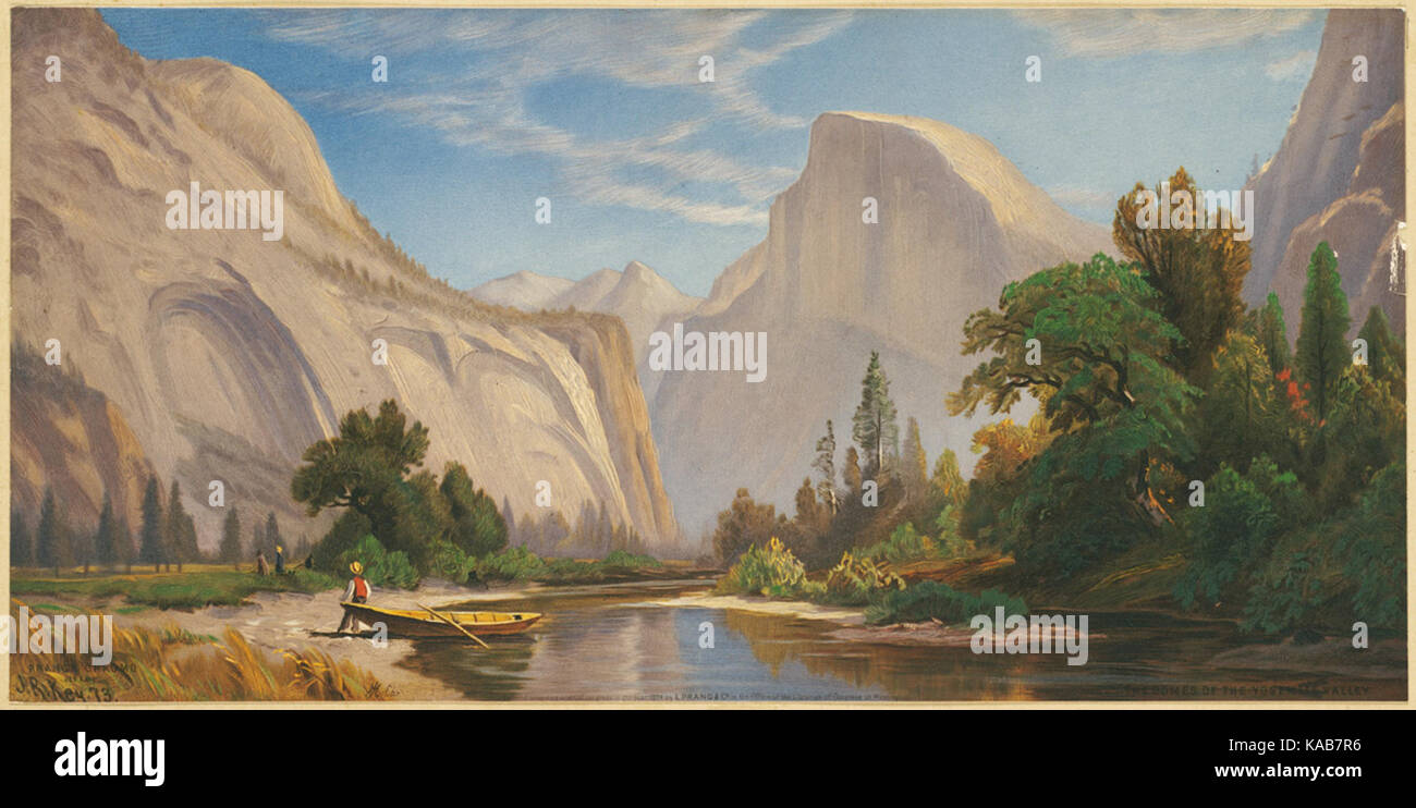 The Domes of the Yosemite Valley (Boston Public Library Stock Photo - Alamy