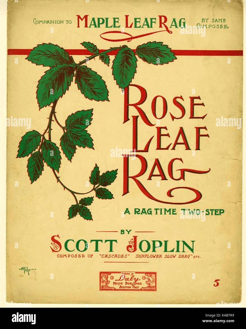 Rose Leaf Rag Stock Photo - Alamy