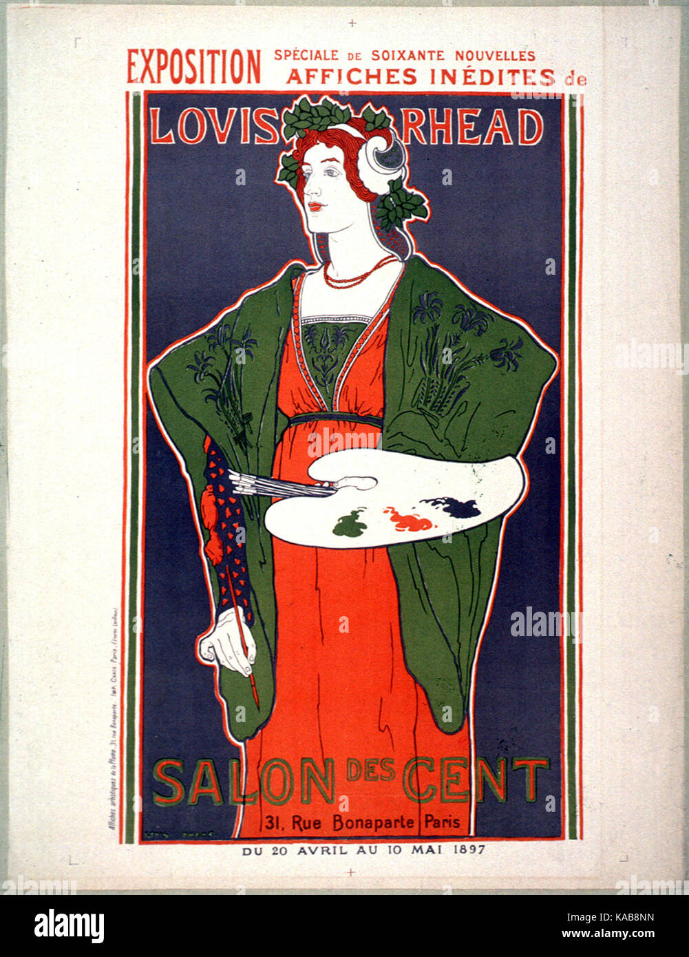 Poster design by louis rhead hi-res stock photography and images - Alamy