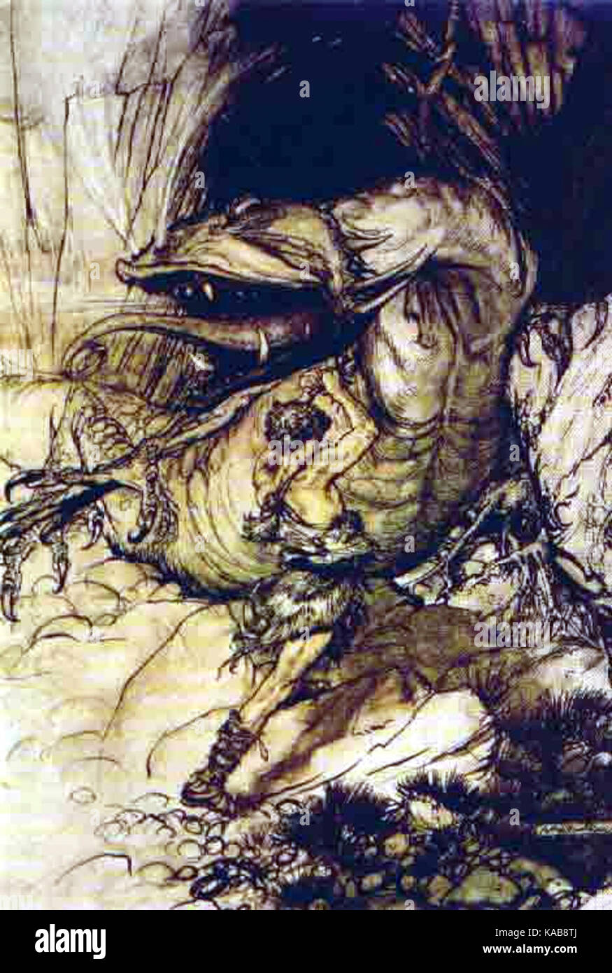 Norse myth fafnir hi-res stock photography and images - Alamy