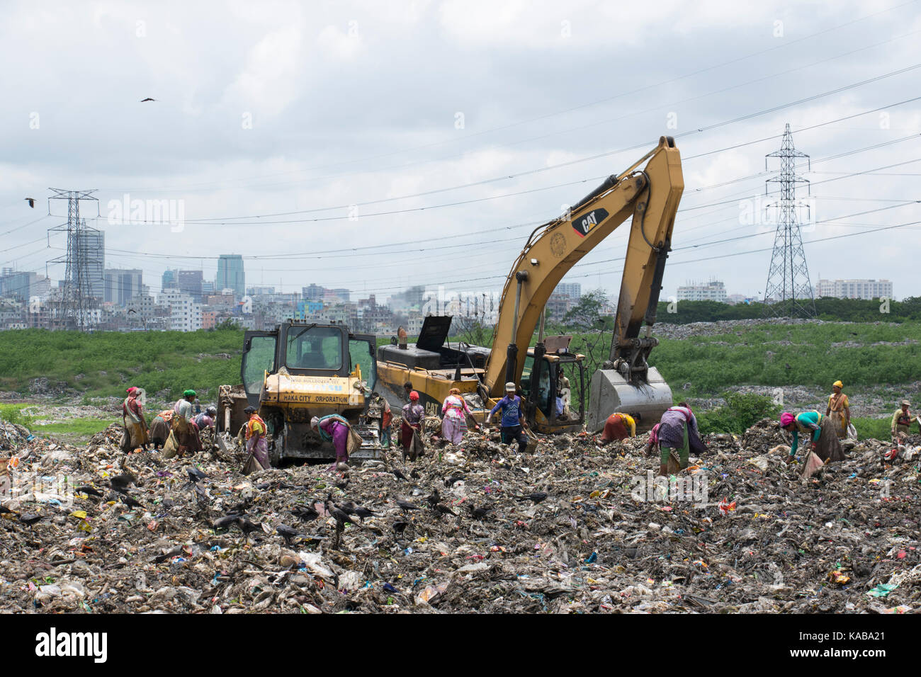 Life in garbage Stock Photo - Alamy