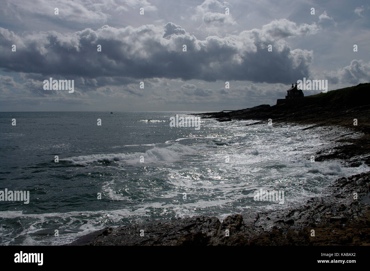 Northumberland Coast, Howick Stock Photo - Alamy