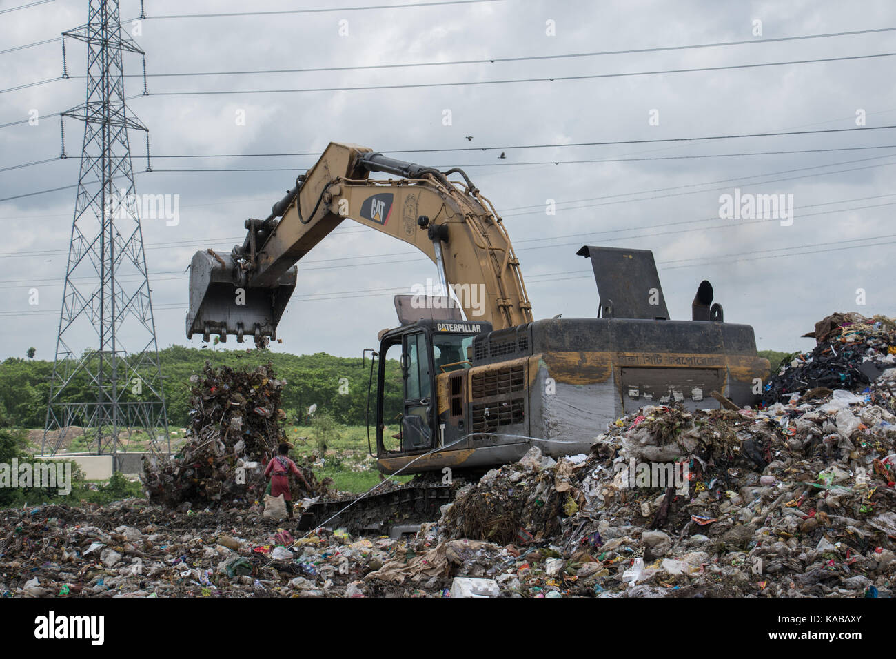 Life in garbage Stock Photo - Alamy