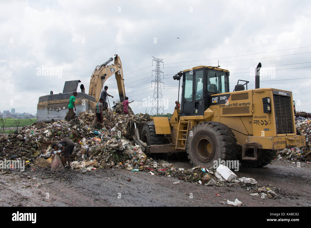 Life in garbage Stock Photo - Alamy