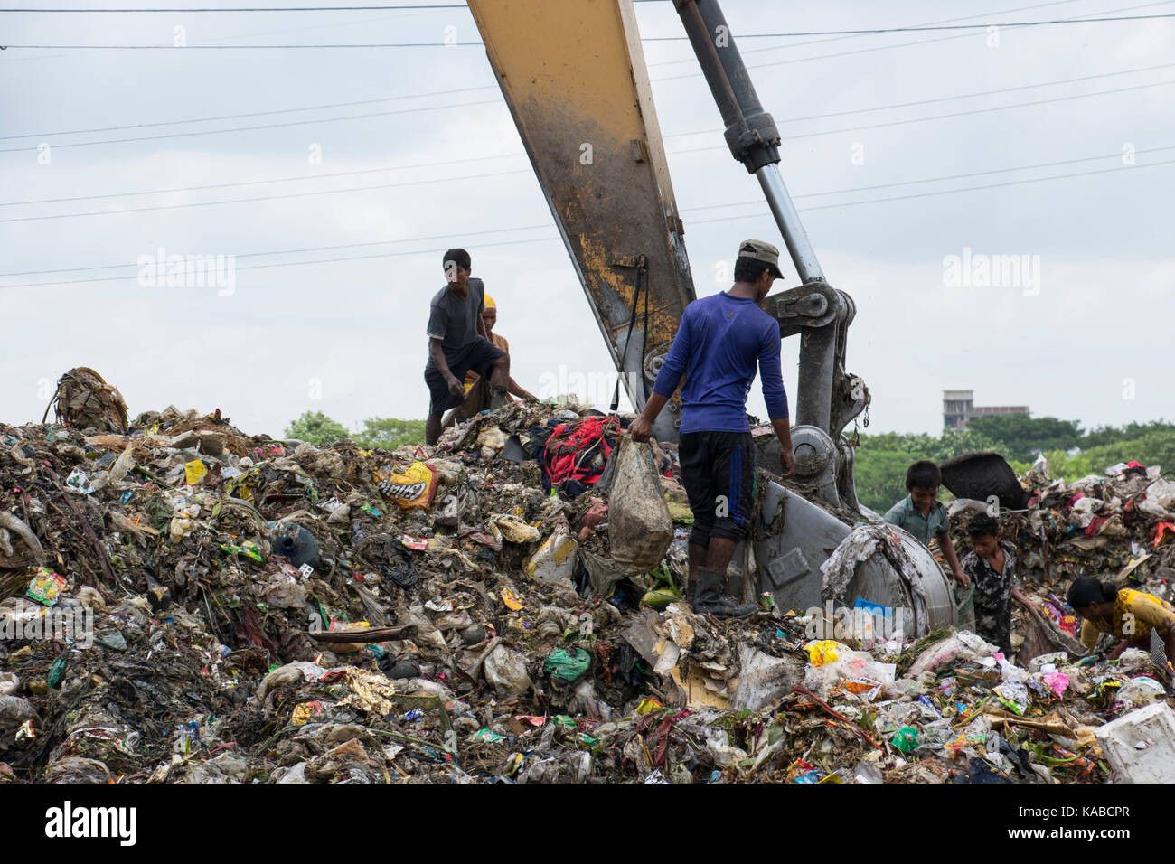 Life in garbage Stock Photo - Alamy