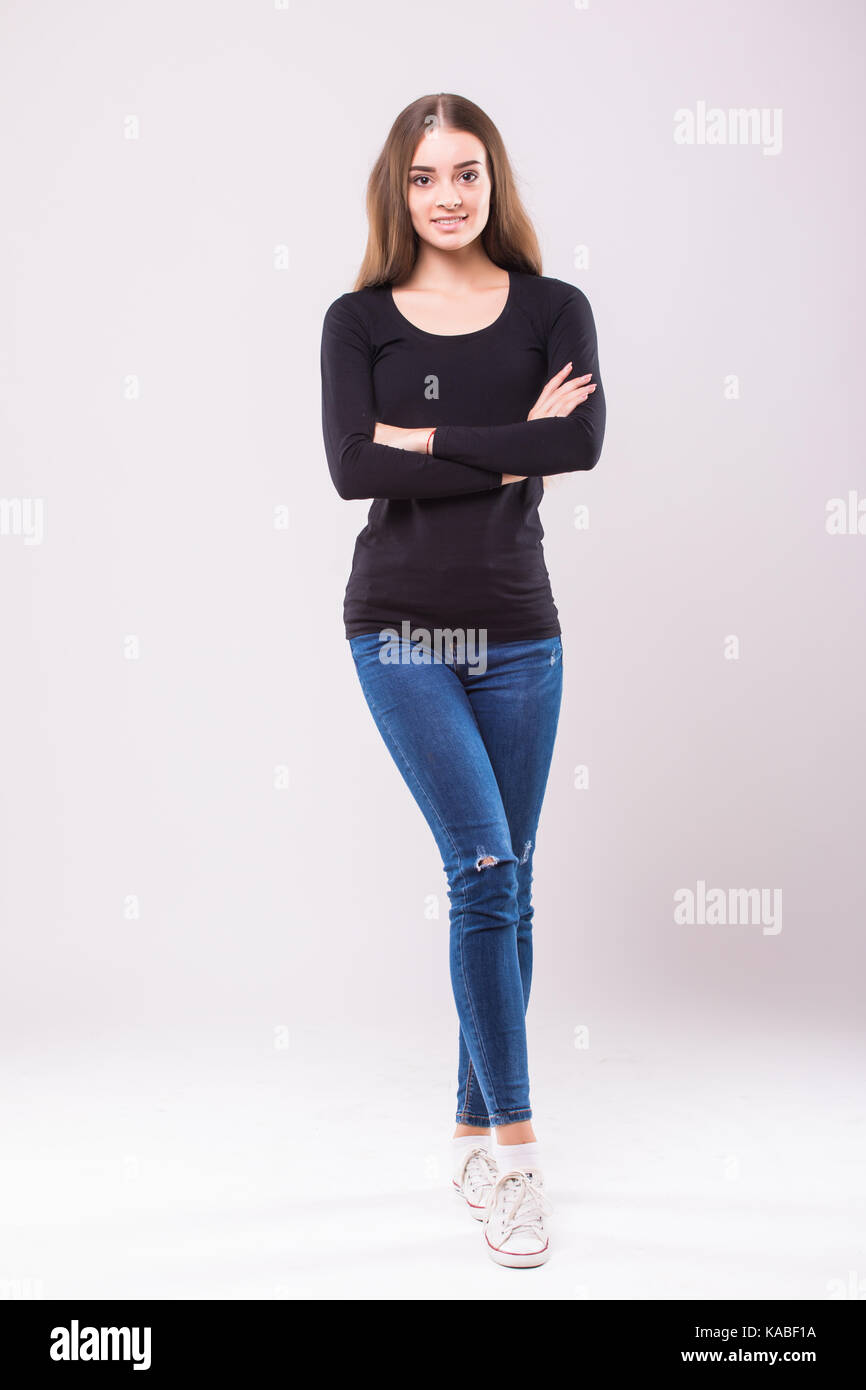 Attractive Young Female Perfect Ideal Body Figure Stock Photos ...