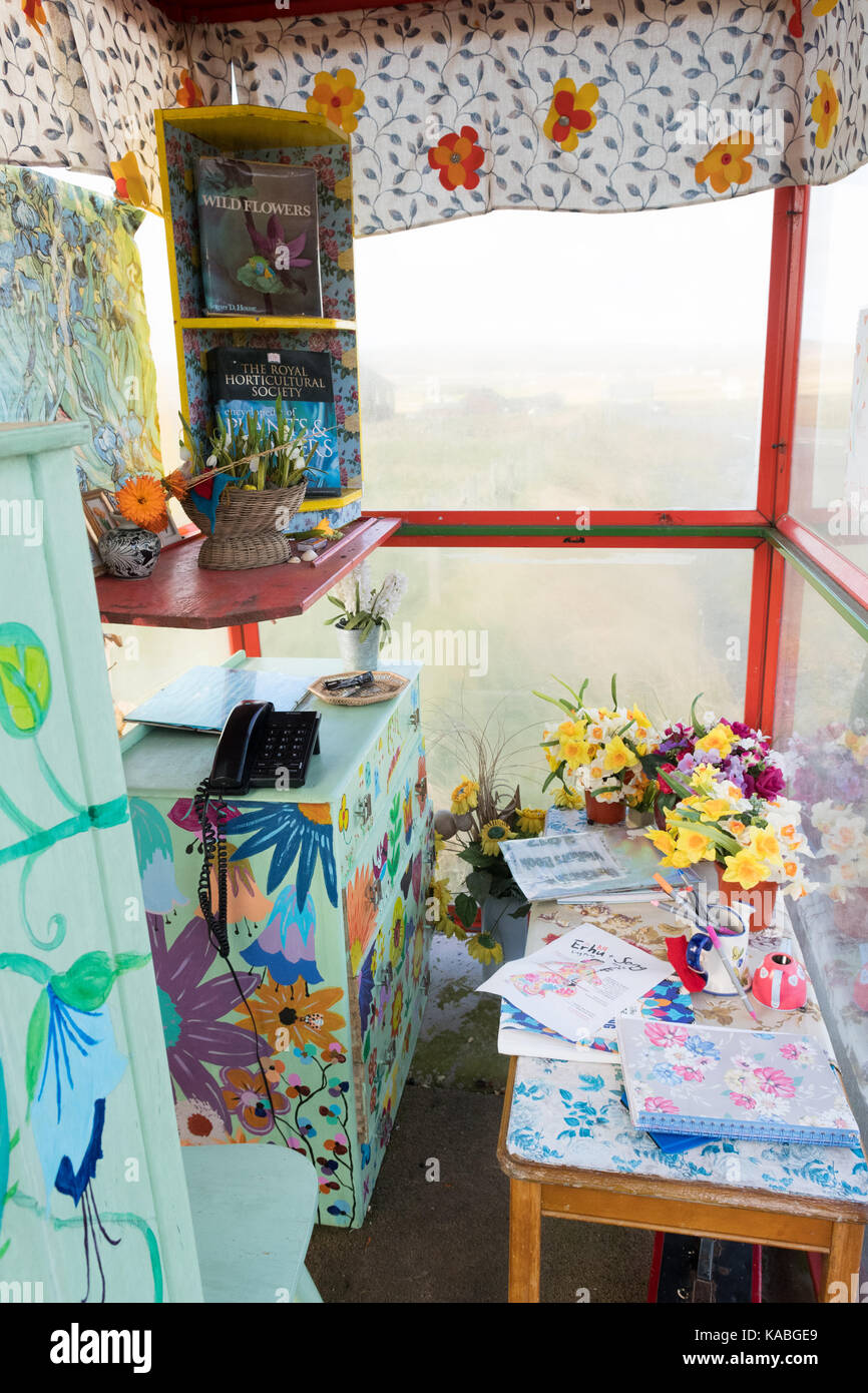 Bobby's bus stop - an unusual tourist attraction in Unst, Shetland ...