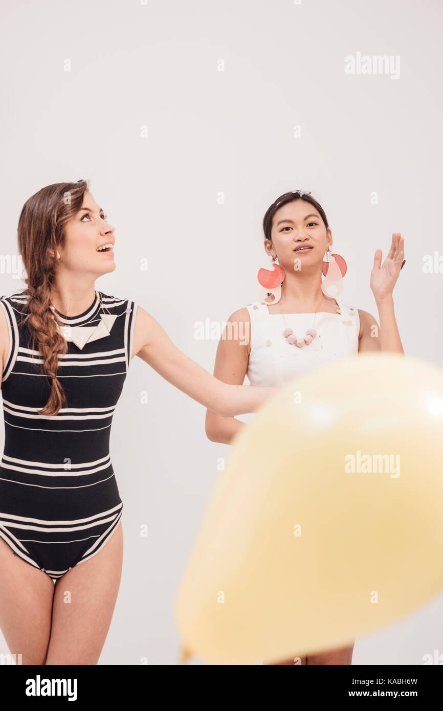 Two balloons studio hi-res stock photography and images - Alamy