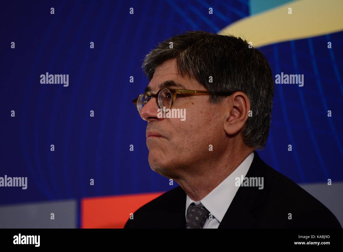 Athens, Greece. 25th Sep, 2017. Jack Lew, Former US treasury secretary ... Athens, Greece. 25th Sep, 2017. Jack Lew, Former US treasury secretary ...