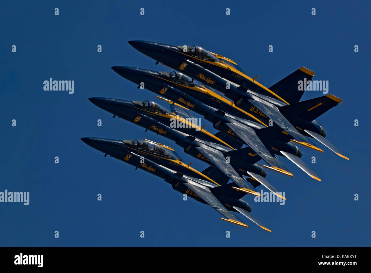 Airplane Blue Angels Navy Flight Demonstration Squadron flying at the ...