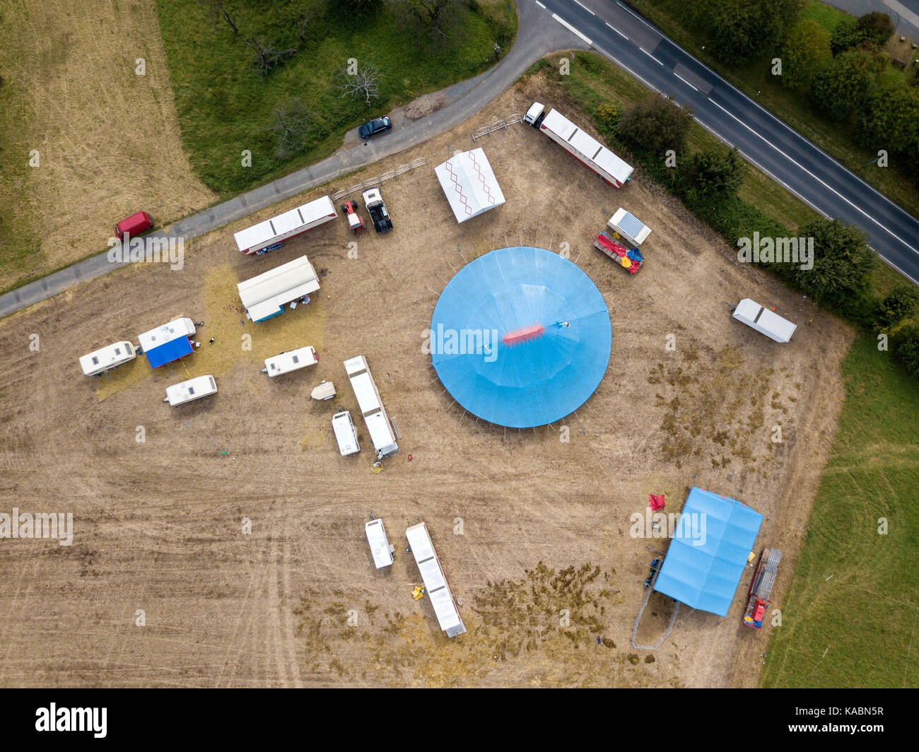 Circus aerial tent view hi-res stock photography and images - Alamy