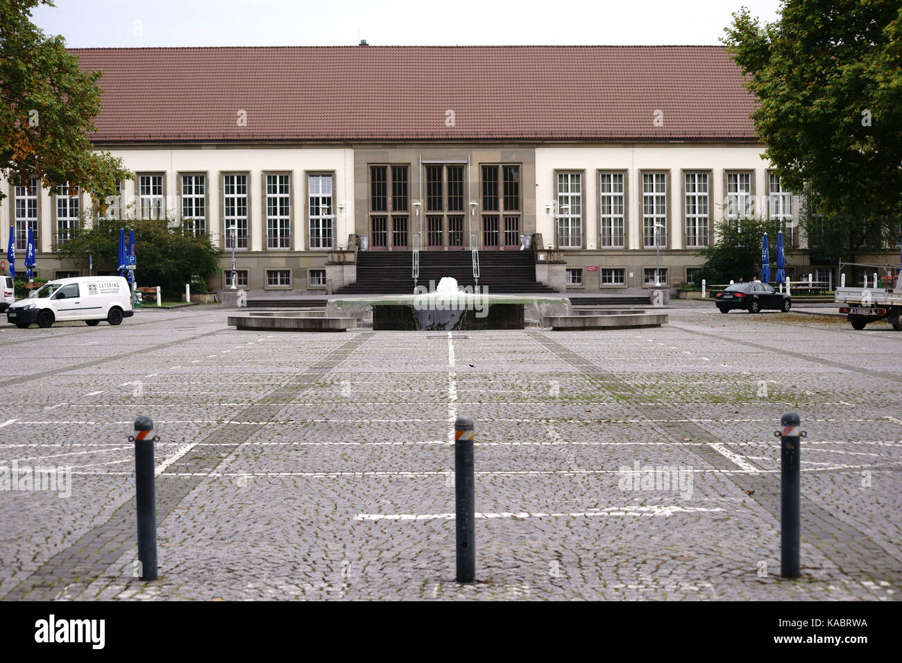 Mainz, Germany - October 24, 2017: The Hans Klenk Fountain on the ...