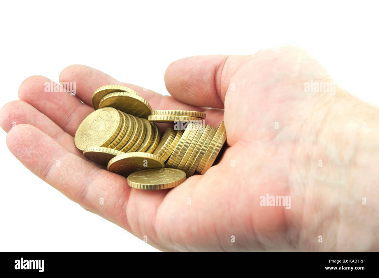 coin isolated on white background Stock Photo - Alamy