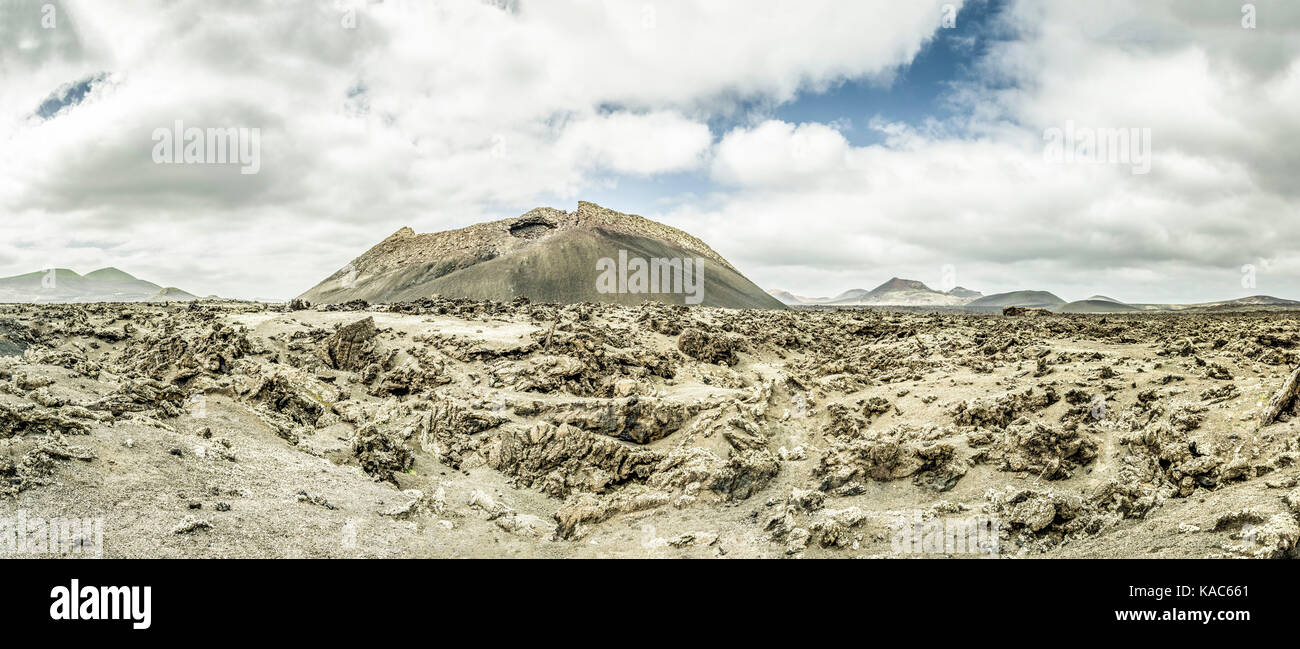 volcano in desert Stock Photo - Alamy
