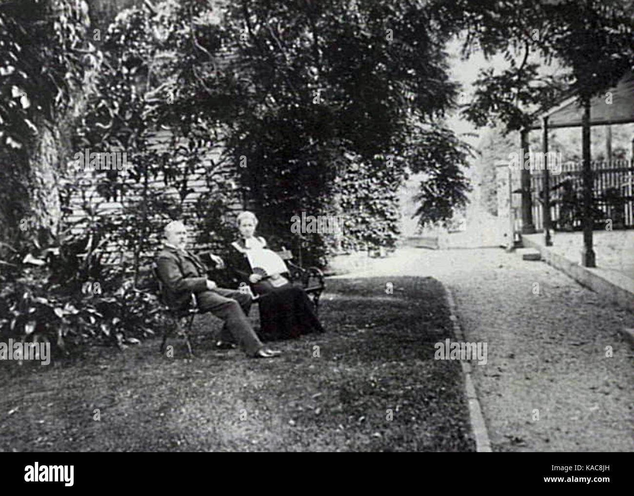 A portrait featuring Sir John and Lady Jessie Hay, a notable couple in ...