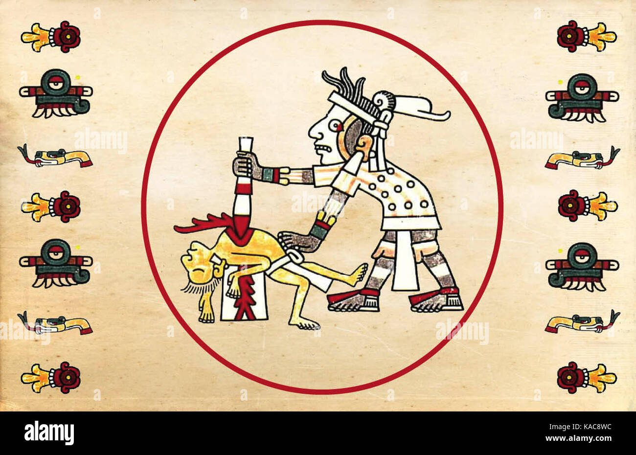 Aztec human sacrifice hi-res stock photography and images - Alamy