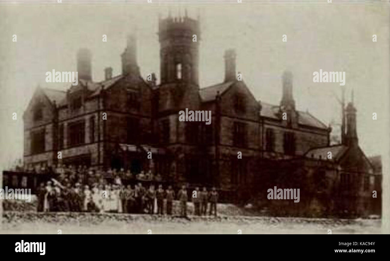 Spring Hall Halifax1914 Stock Photo - Alamy