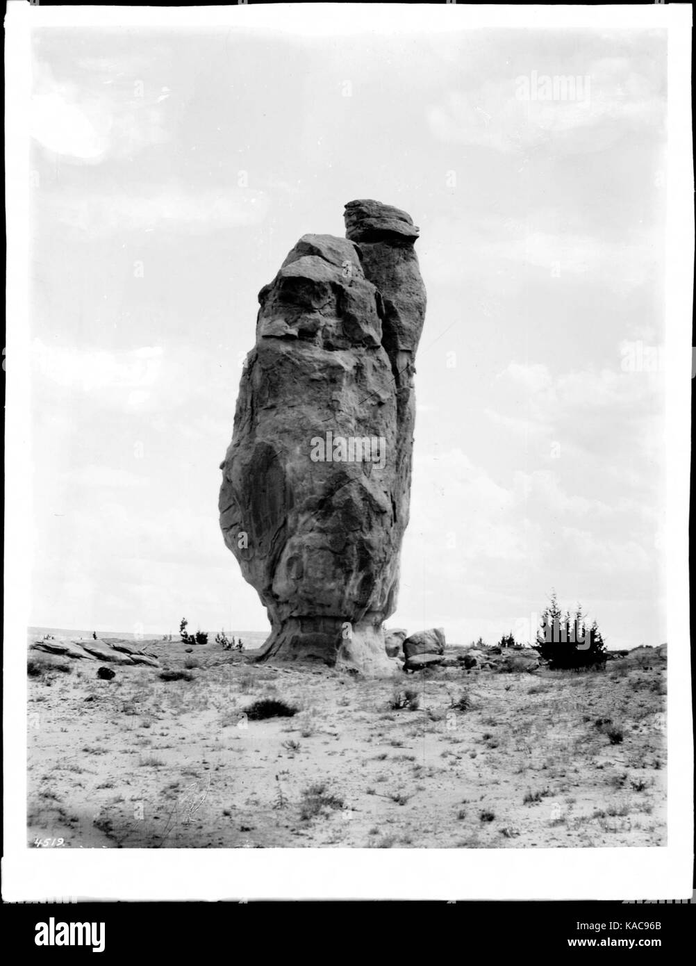 Rock pillar geology Black and White Stock Photos & Images - Alamy