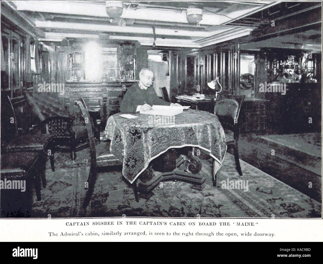 Sigsbee Captains Cabin Stock Photo - Alamy