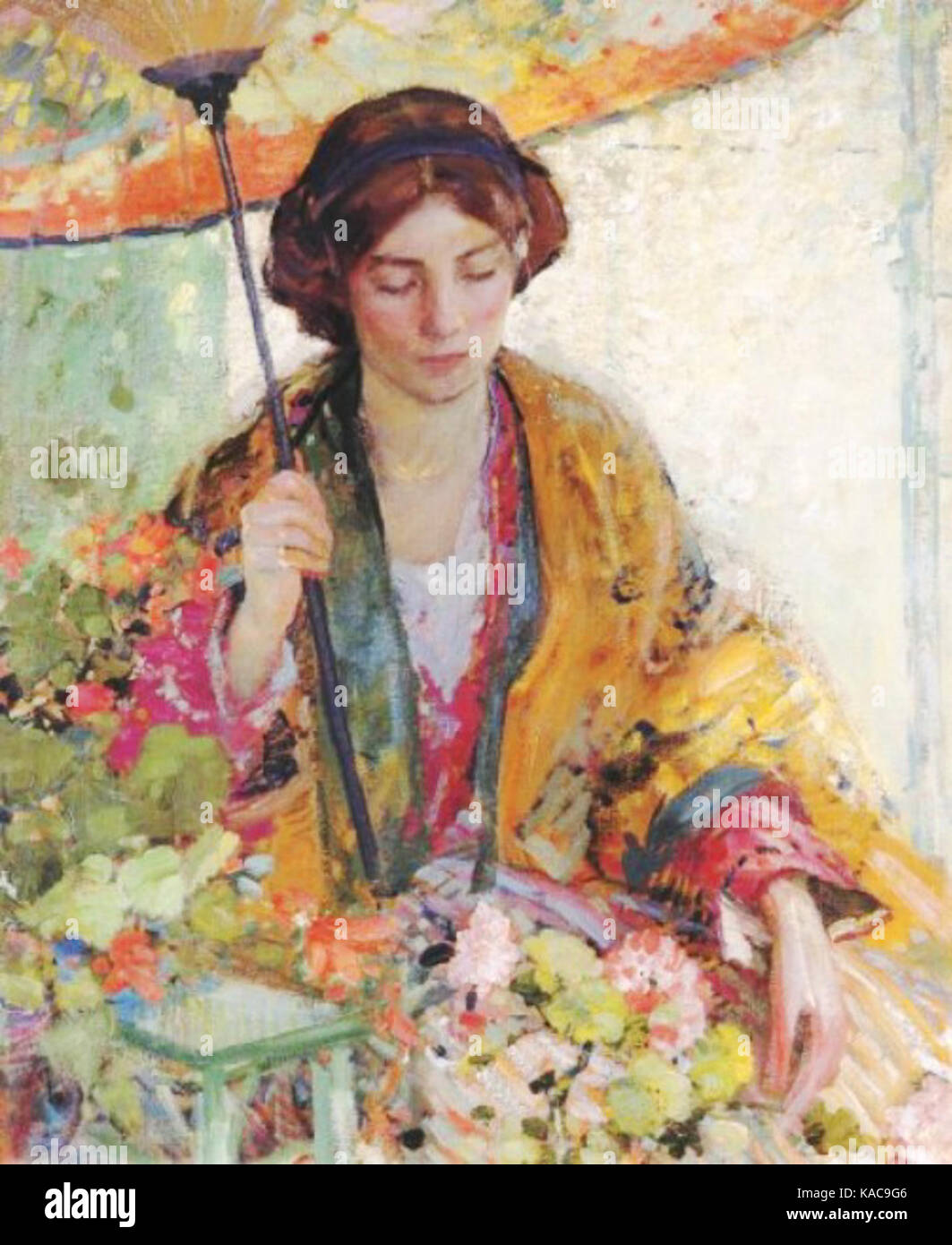 This image features a work by Richard Edward Miller, an American ...