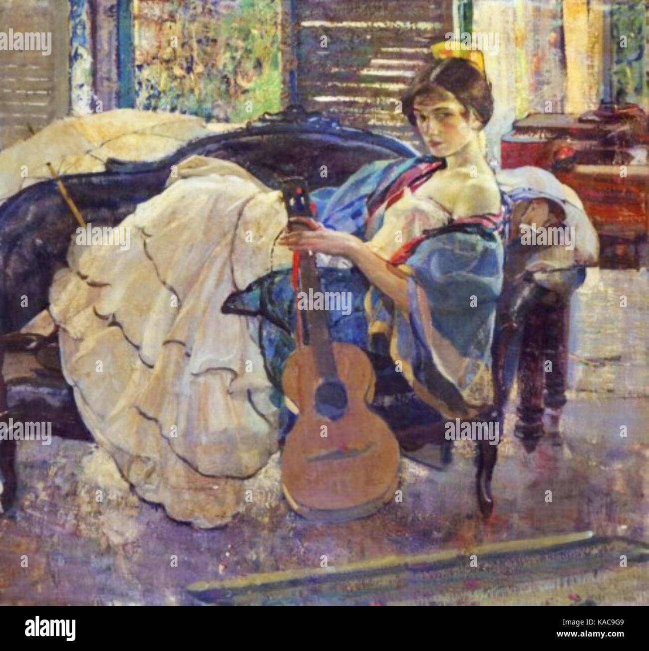 Richard Edward Miller String Artist Stock Photo - Alamy