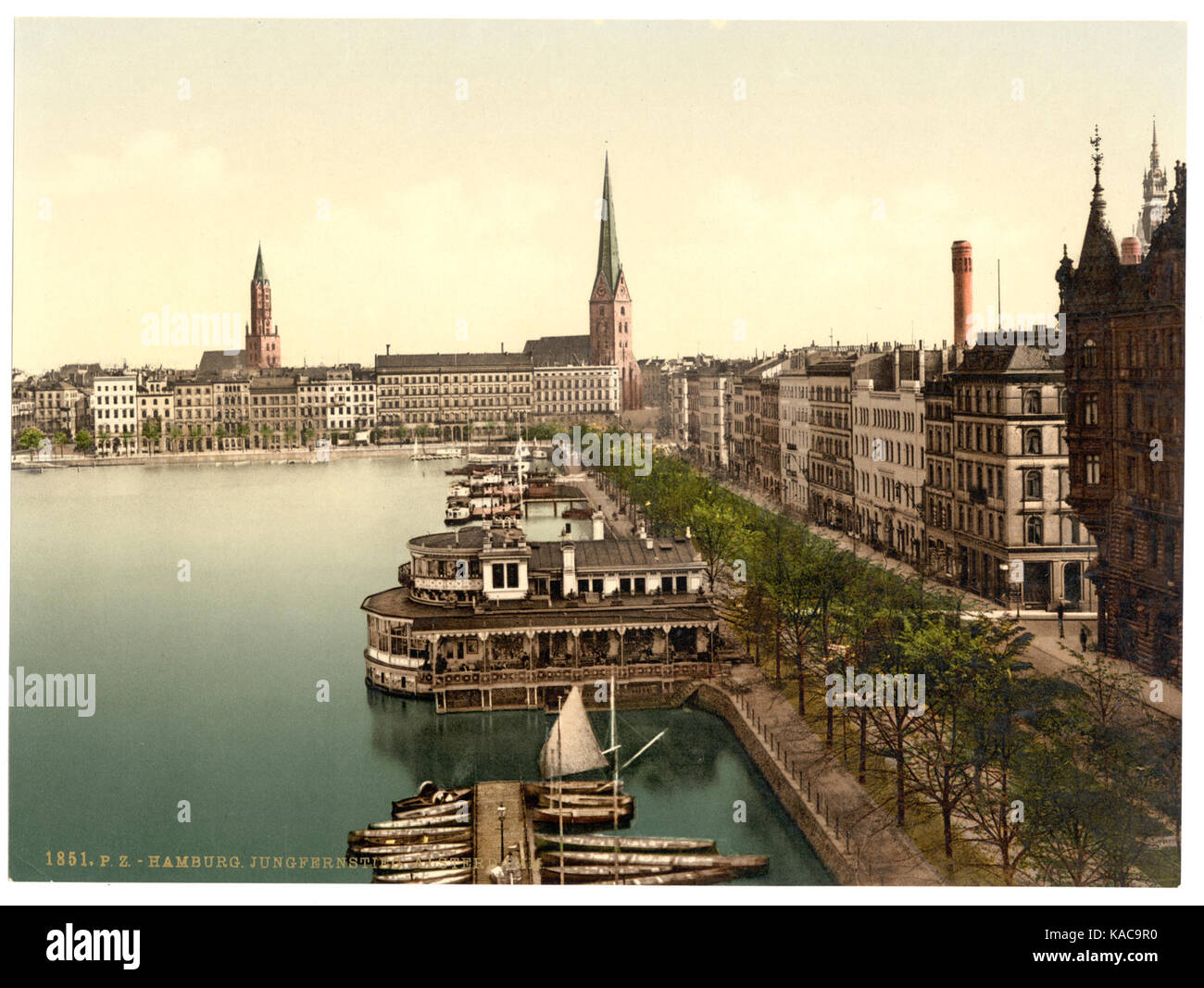 The Alster Pavillon, Junfernsteig, Hamburg, Germany LCCN2002713687 ...