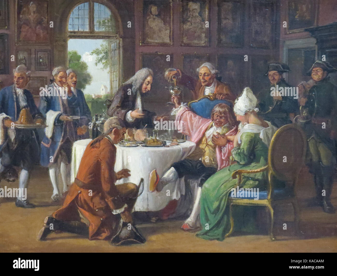 Scene fra Jeppe paa Bjerget (Marstrand Stock Photo - Alamy