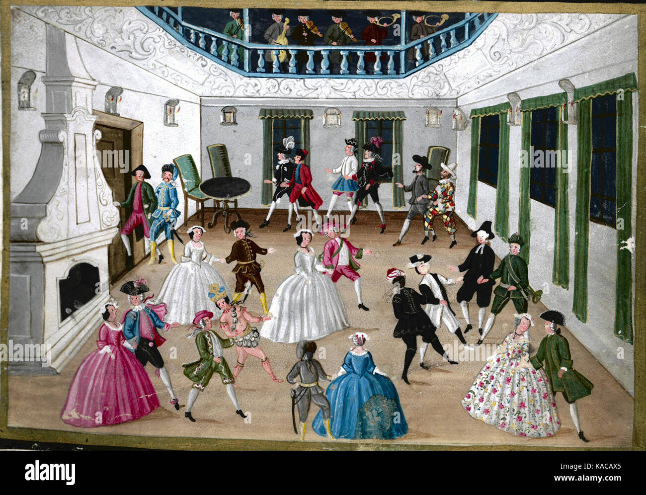 Serres 3 Maskenball Fasching Stock Photo - Alamy