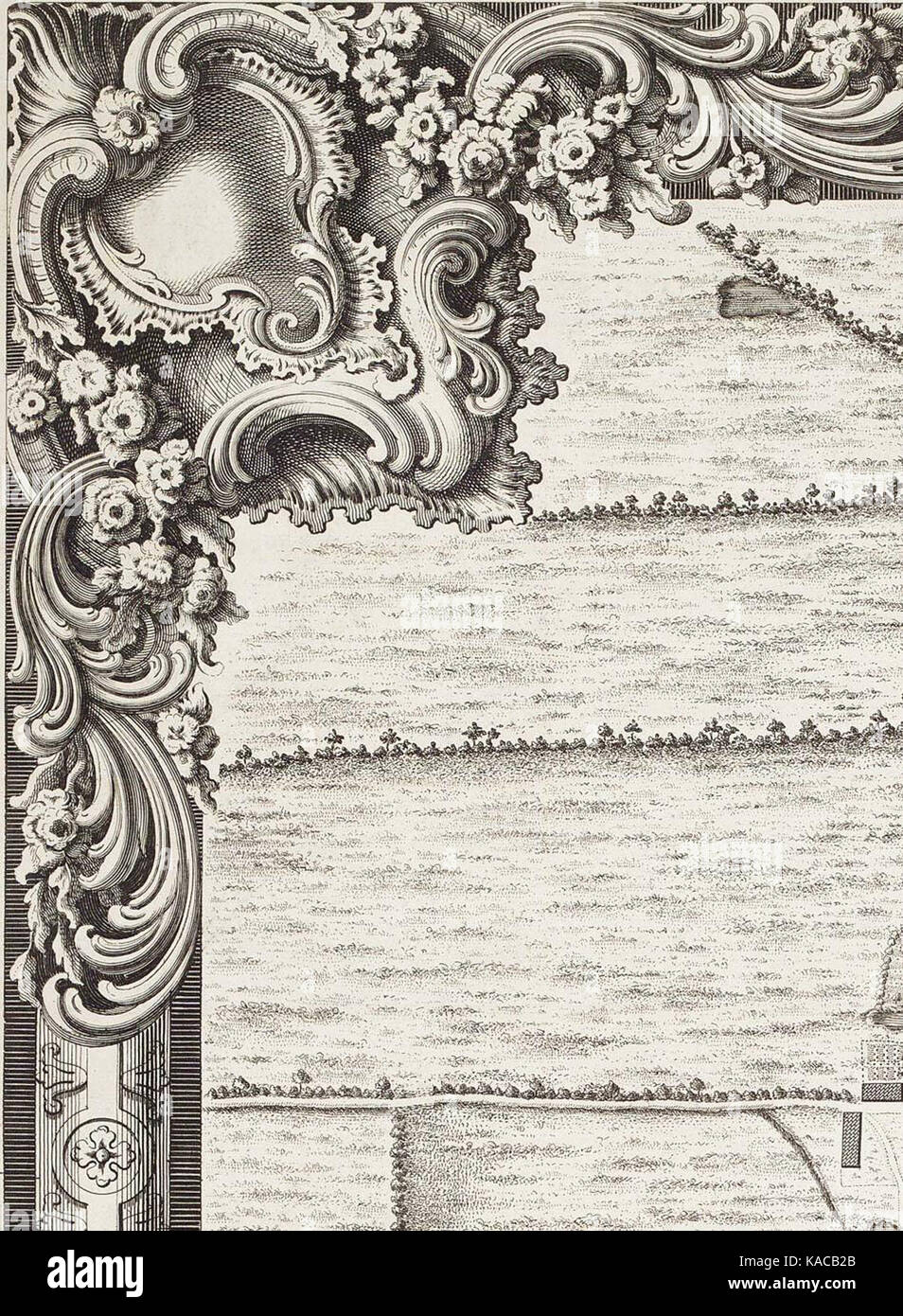 Rocque Map of London 1746 001 Stock Photo - Alamy