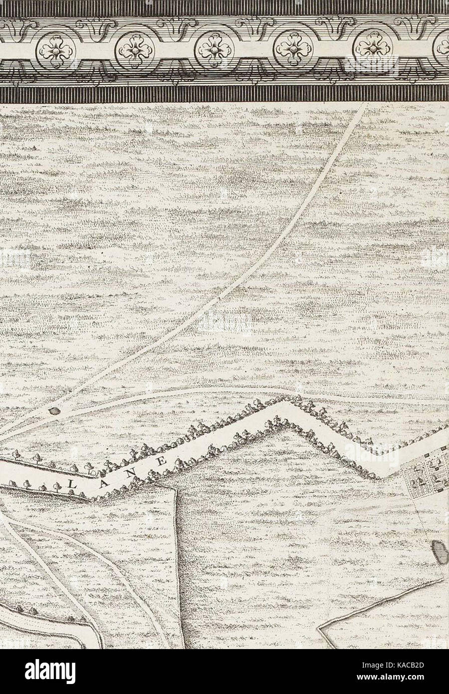 Rocque Map of London 1746 003 Stock Photo - Alamy