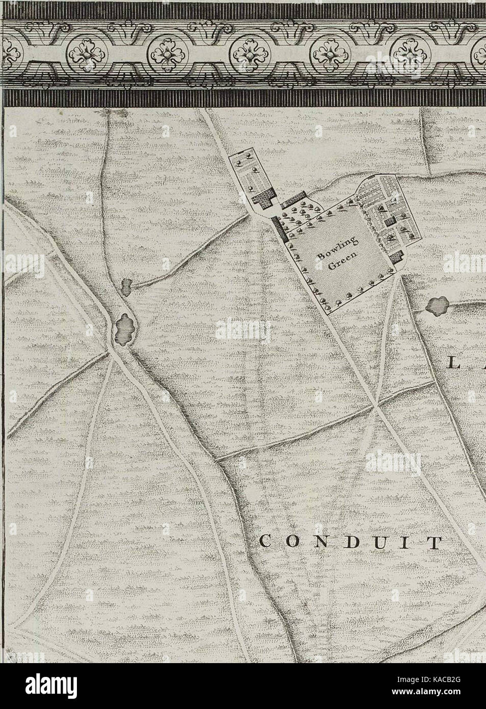 Rocque Map of London 1746 007 Stock Photo - Alamy