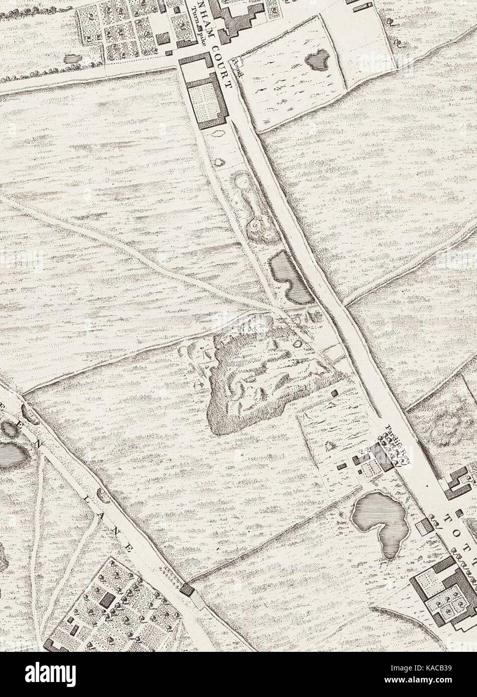 Rocque Map of London 1746 029 Stock Photo - Alamy