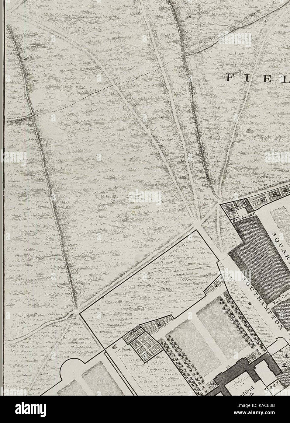 Rocque Map of London 1746 031 Stock Photo - Alamy