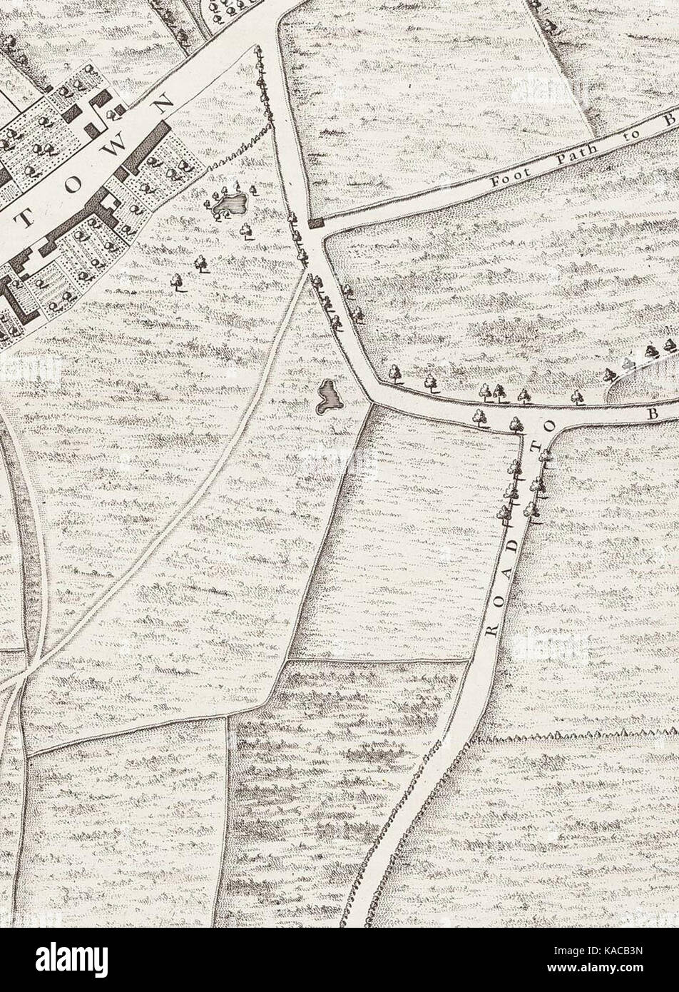 Rocque map london hi-res stock photography and images - Alamy